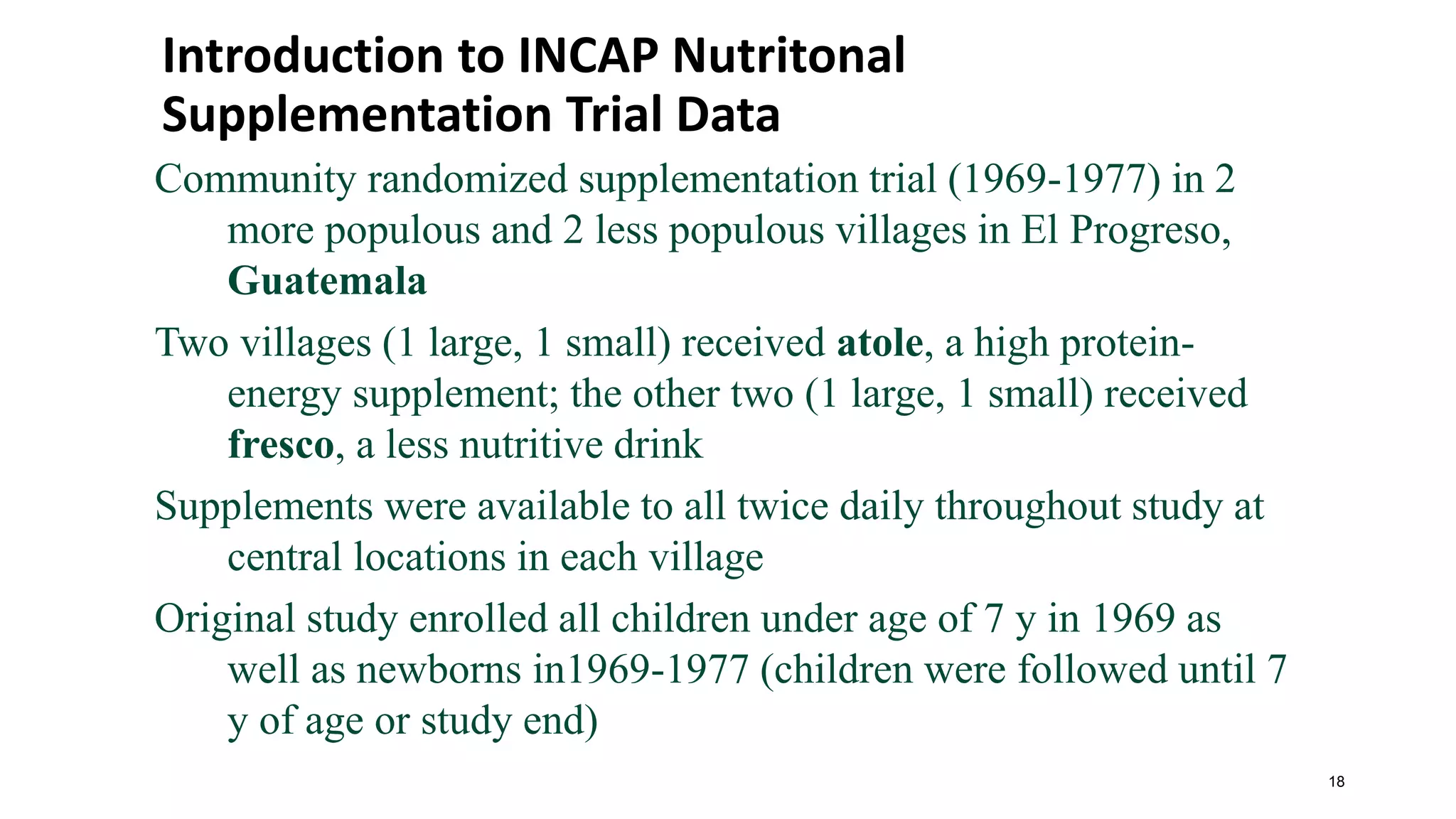 Early-Life Undernourishment in Developing Countries: Prevalence ...