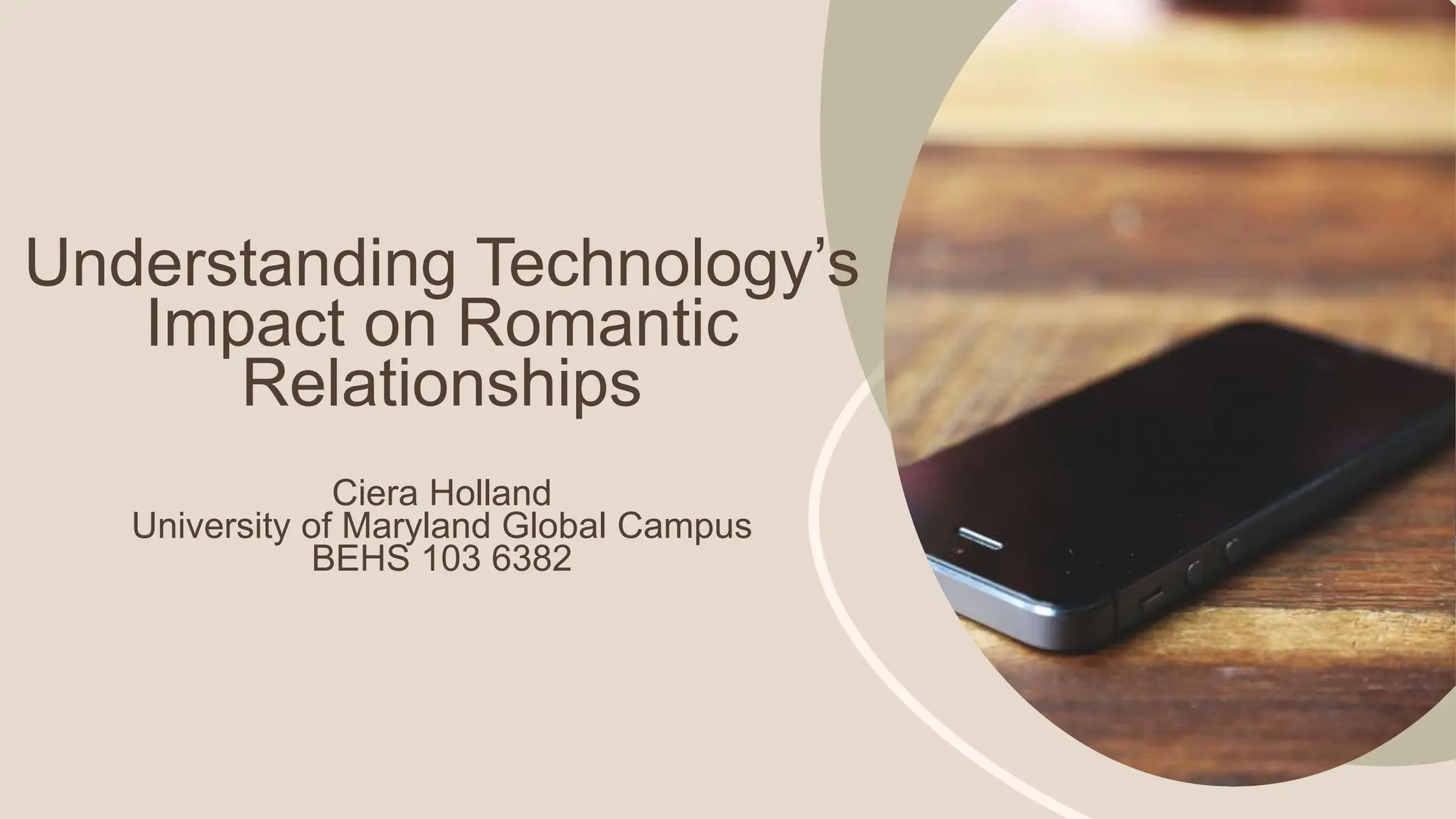 Technology and Romantic Relation_CHships | PPTX