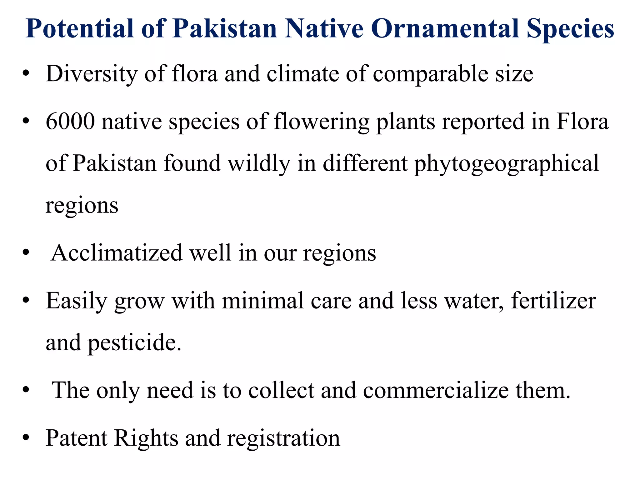 Native Plants of Pakistan | PPTX