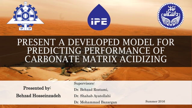 Developed Model for Carbonate Matrix Acidizing | PDF