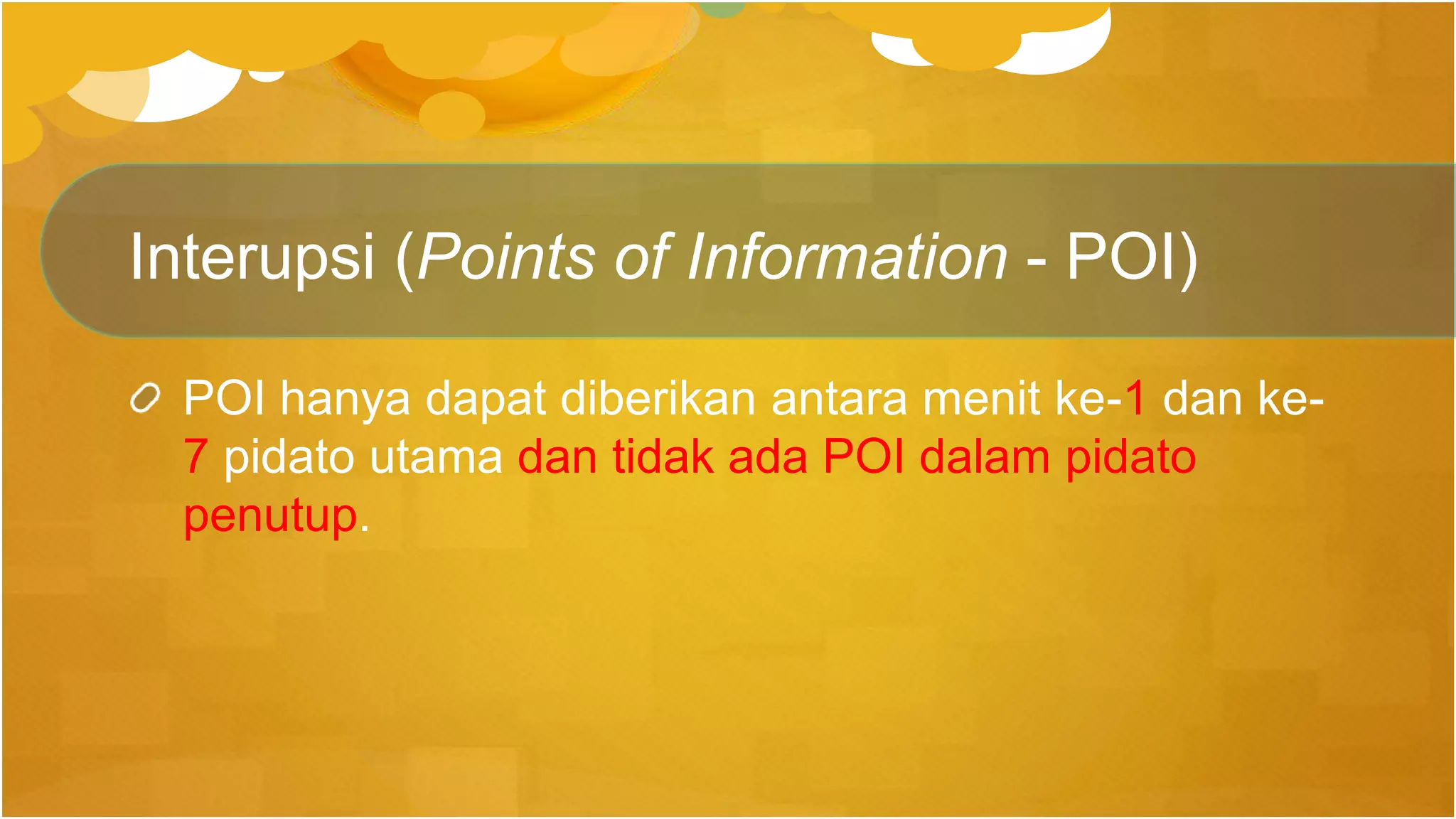 FORMAT WORLD SCHOOL DEBATE | PPTX