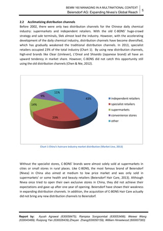Beiersdorf ag expanding nivea’s global reach | PDF | Business ...