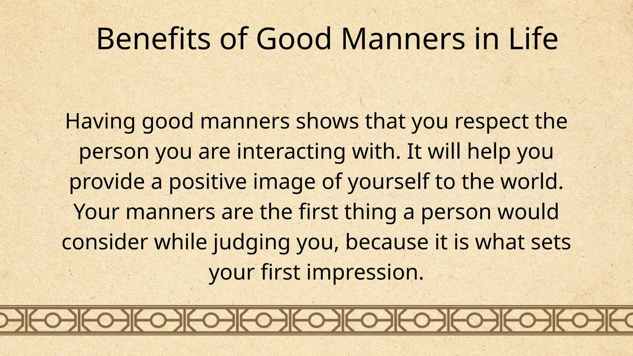 Good Manners or Etiquette Meaning of Values Filipino Values (Ethics) | PPT