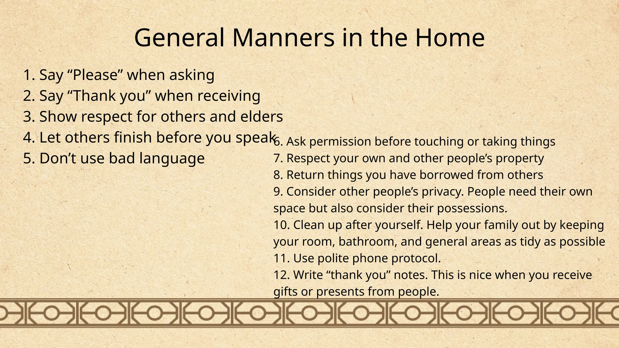 Good Manners or Etiquette Meaning of Values Filipino Values (Ethics) | PPT