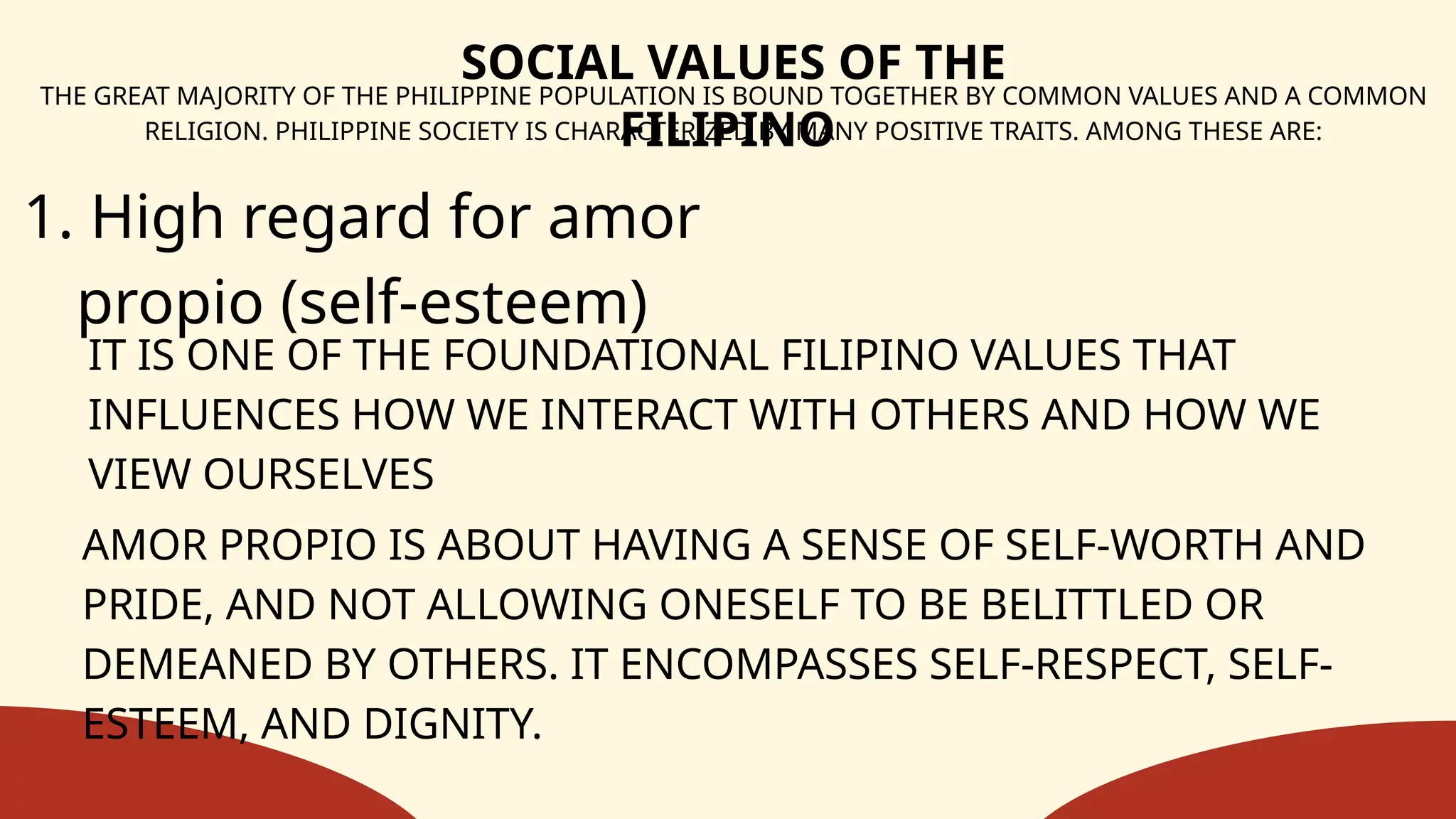 Characteristics of Filipino Culture,family values,social values, and ...