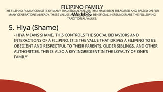 Characteristics of Filipino Culture,family values,social values, and ...