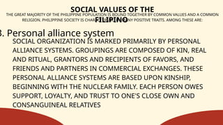 Characteristics of Filipino Culture,family values,social values, and ...