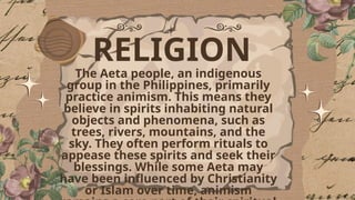 THE STUDY OF INDIGENOUS PEOPLE (NEGRITOS) | PPTX