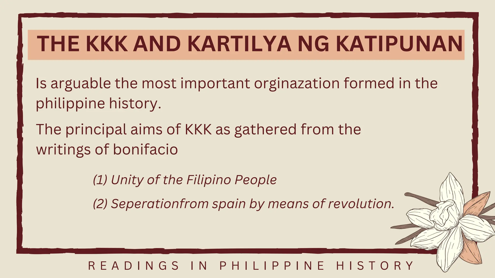 THE KKK AND KARTILYA NG KATIPUNAN PRESENTATION | PDF