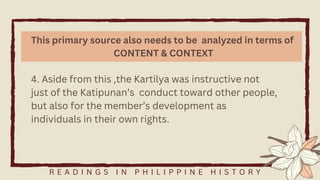 THE KKK AND KARTILYA NG KATIPUNAN PRESENTATION | PDF