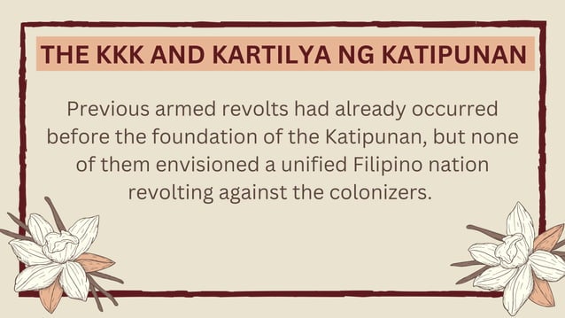 THE KKK AND KARTILYA NG KATIPUNAN PRESENTATION | PDF | Religion & Spirituality