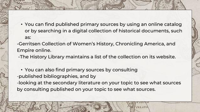 Primary and Secondary Sources in World History | PPTX