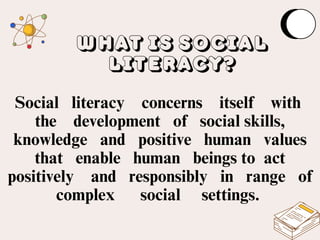 Social Literacy Colllege subject for 2-3rd year | PDF