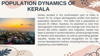 Population dynamics of India and kerala | PDF