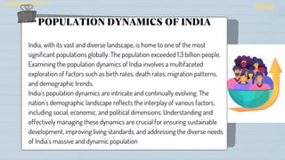 Population dynamics of India and kerala | PDF