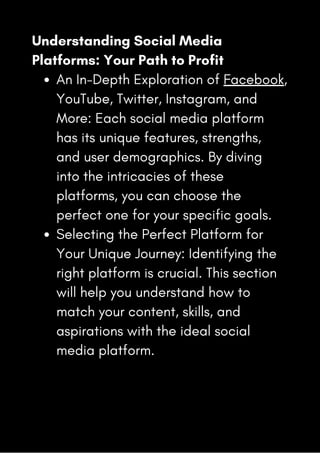 how to make money on social media platforms!!?? | PDF