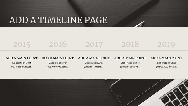 Beige and Black Simple & Modern Project Timeline Presentation.pptx