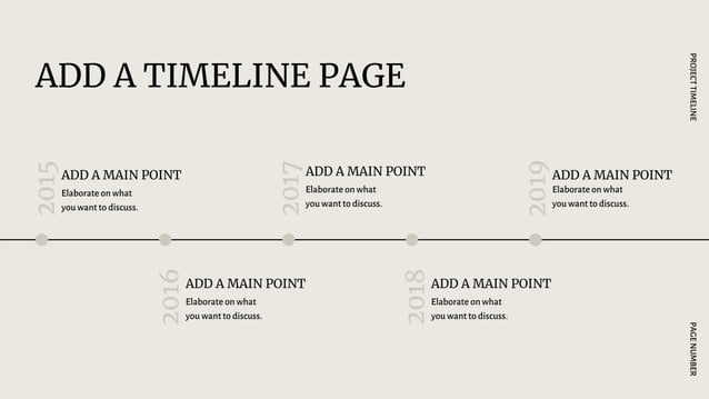 Beige and Black Simple & Modern Project Timeline Presentation.pptx