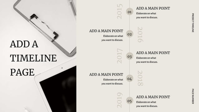 Beige and Black Simple & Modern Project Timeline Presentation.pptx