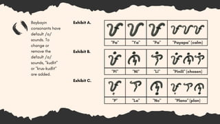 Beige and Dark Gray Simple History and Writing Baybayin Presentation.pdf