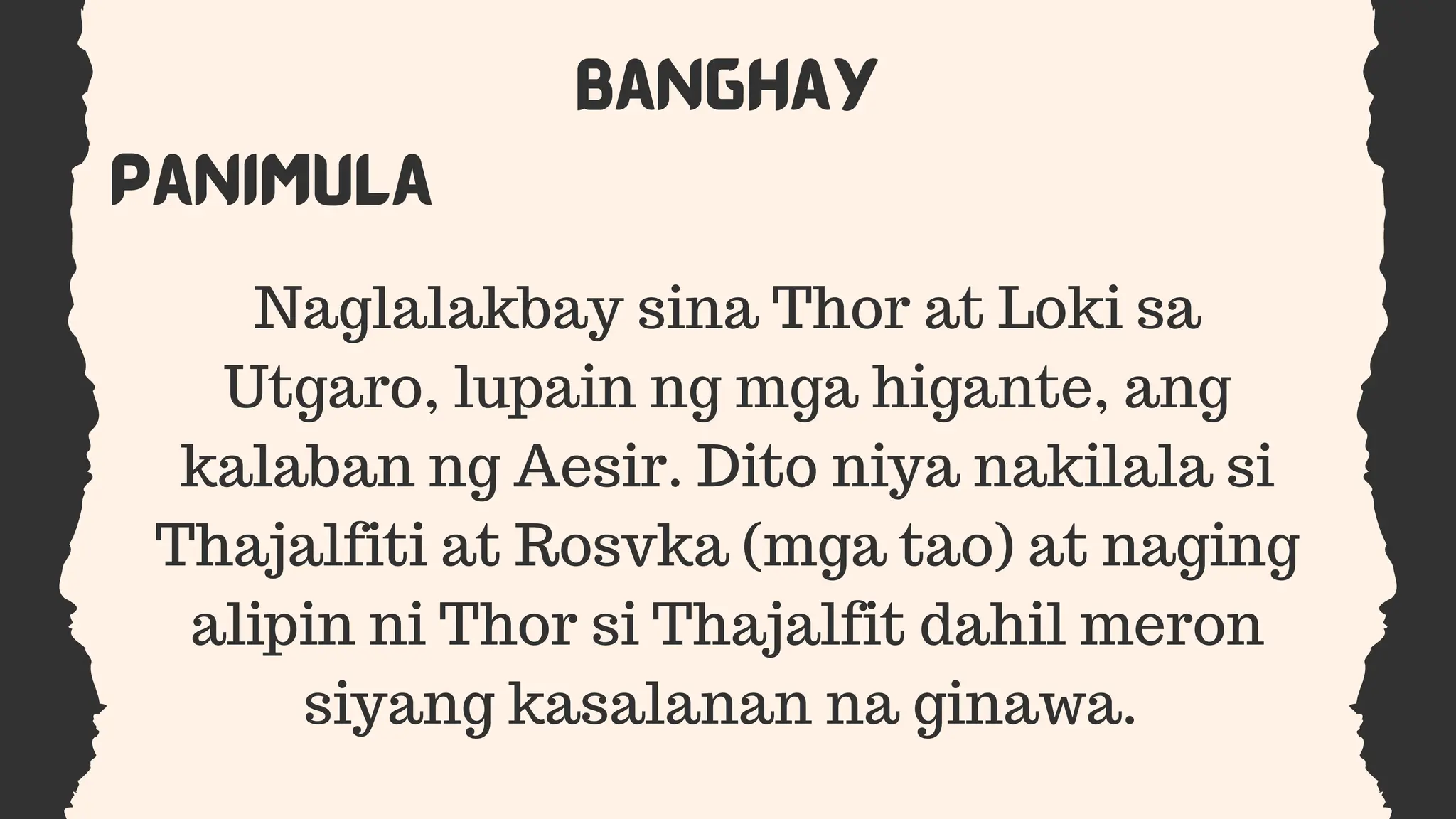 sina thor at loki sa lupain ng mga higante | PDF