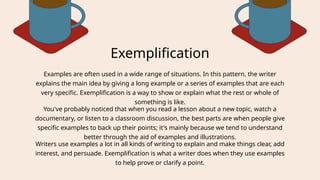 Beige Blue Red Yellow Simple English Patterns of Development in Writing ...
