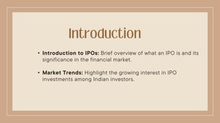 Unveiling the Upcoming IPO Boom in India | PPT