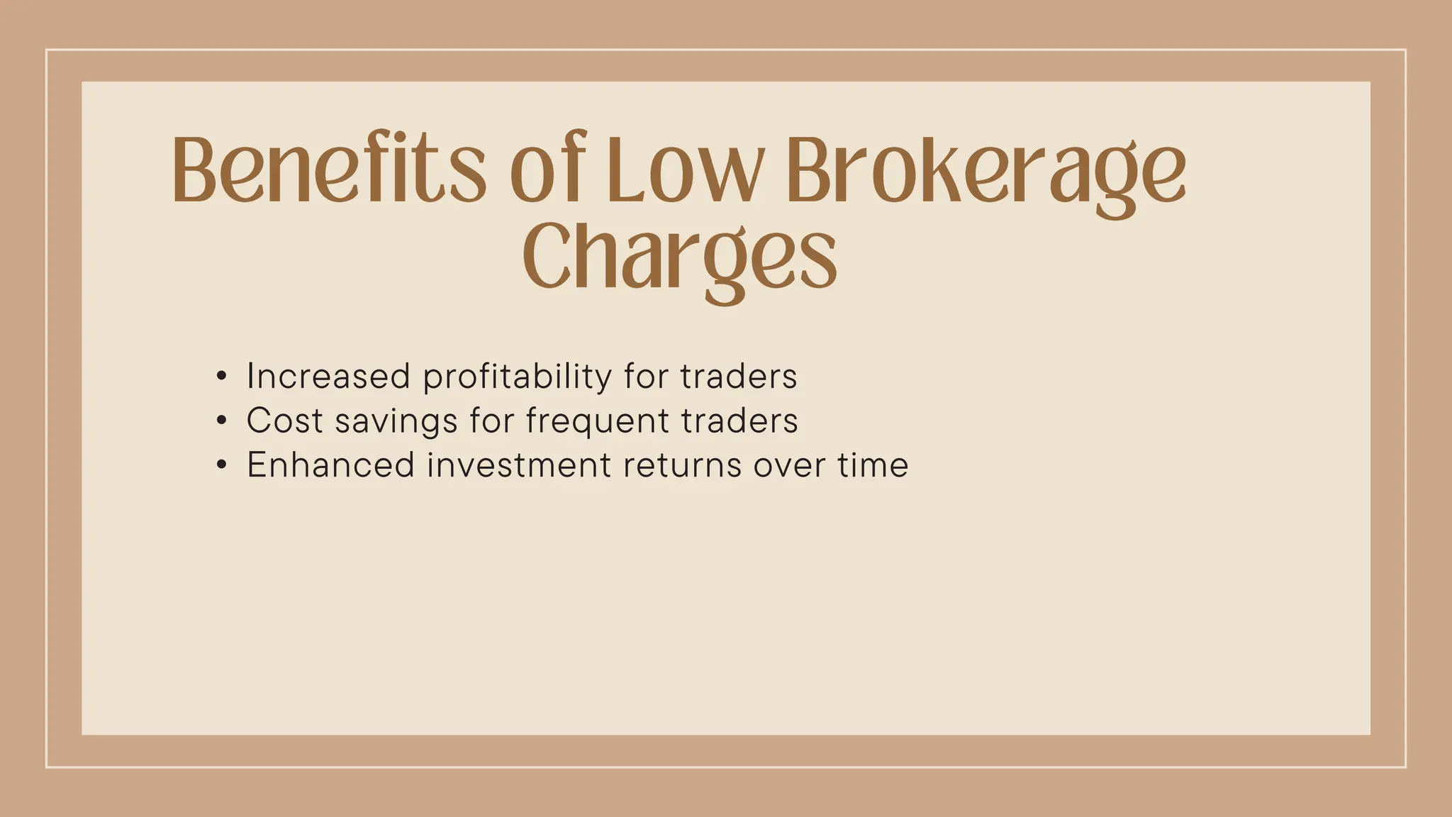 Exploring the Lowest Brokerage Charges in India for 2024 | PPTX