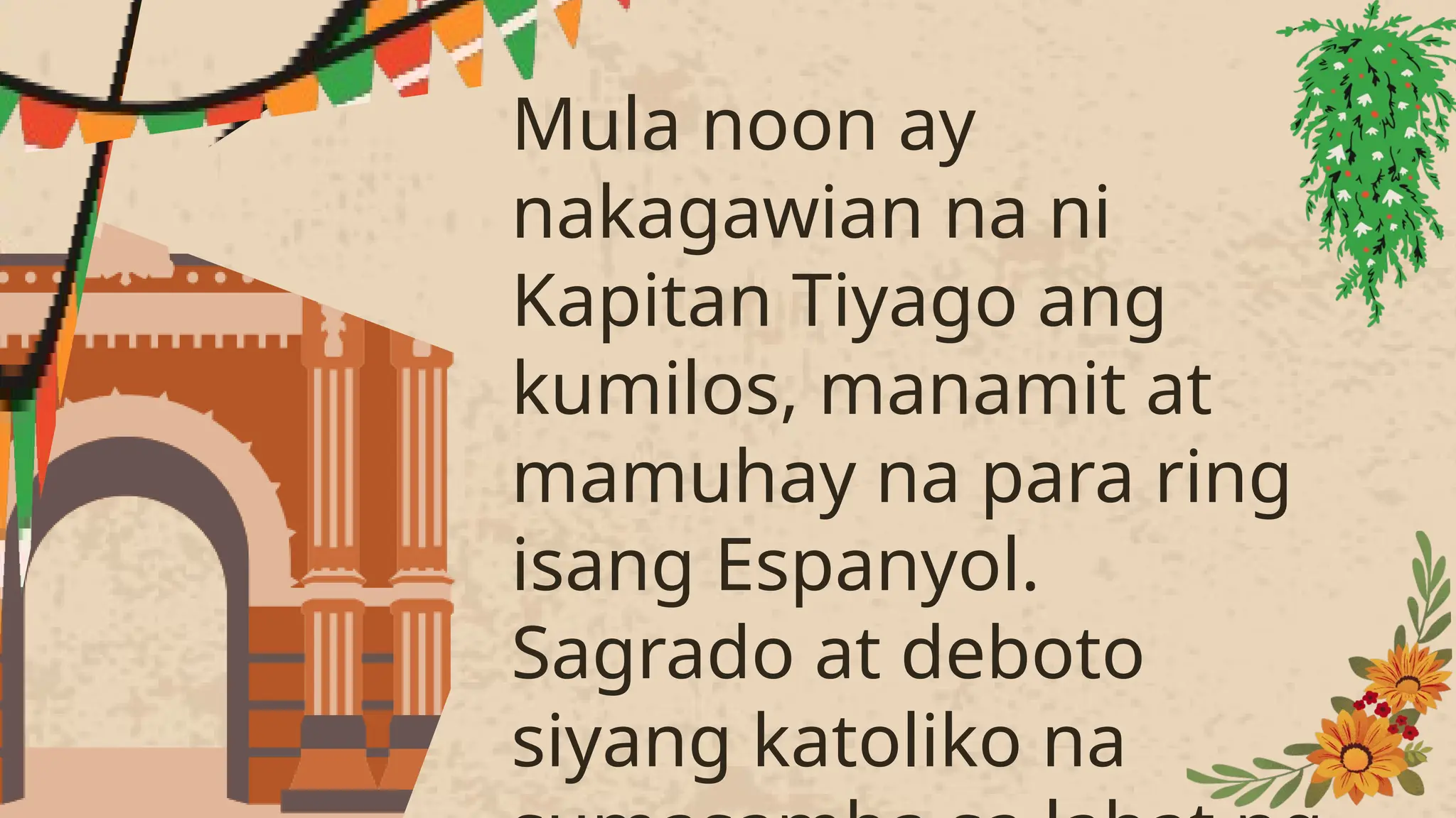 Kabanata 6 ng Noli Me Tangere, Diskusyon at mga Katanungan | PPTX