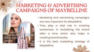Maybelline New York Marketing Presentation | PPTX