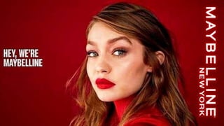 Maybelline New York Marketing Presentation | PPTX