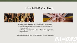 Comprehensive Guide to Regulatory Compliance Documentation | PDF