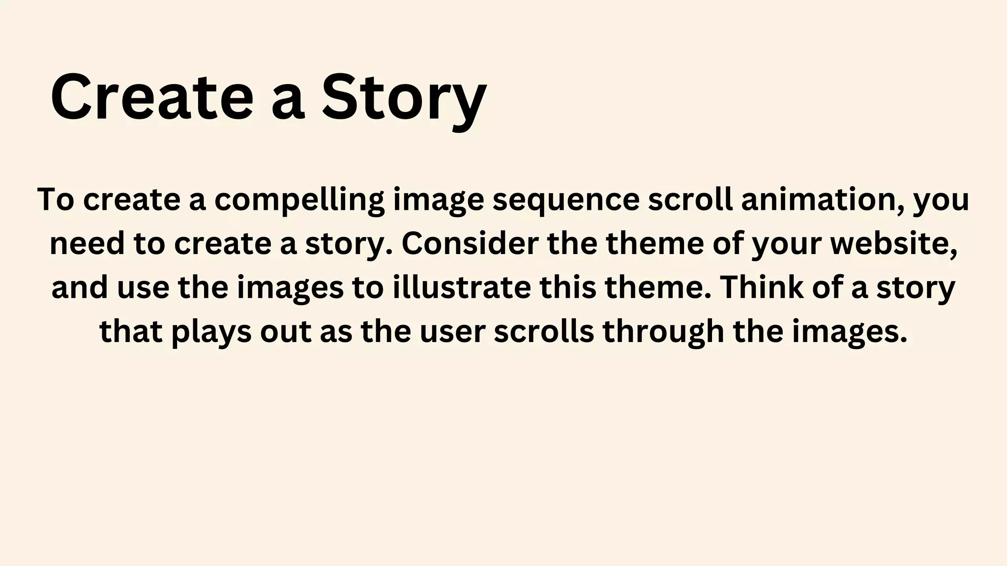 7 inspiring examples of image sequence scroll animation | PDF