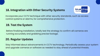 CCTV Cameras Installation Tips for Businesses: Protecting Your Assets | PPT