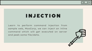 OWASP top 10 - 2021 - Tryhackme cyber securit training | PPTX