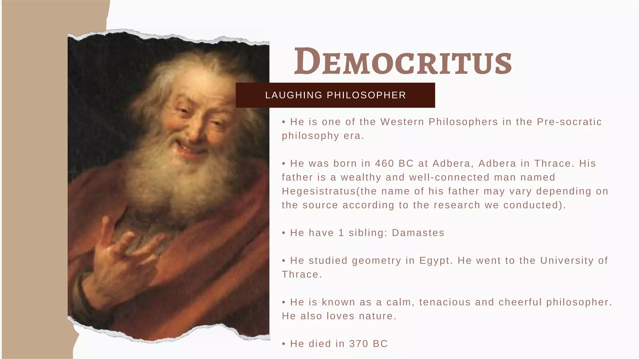 john locke and democritus | PPT