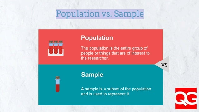 Concept of Population and Sample / Research methodology | PDF