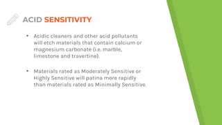 Beige travertine marble is a breakable material whose slabs have a ...