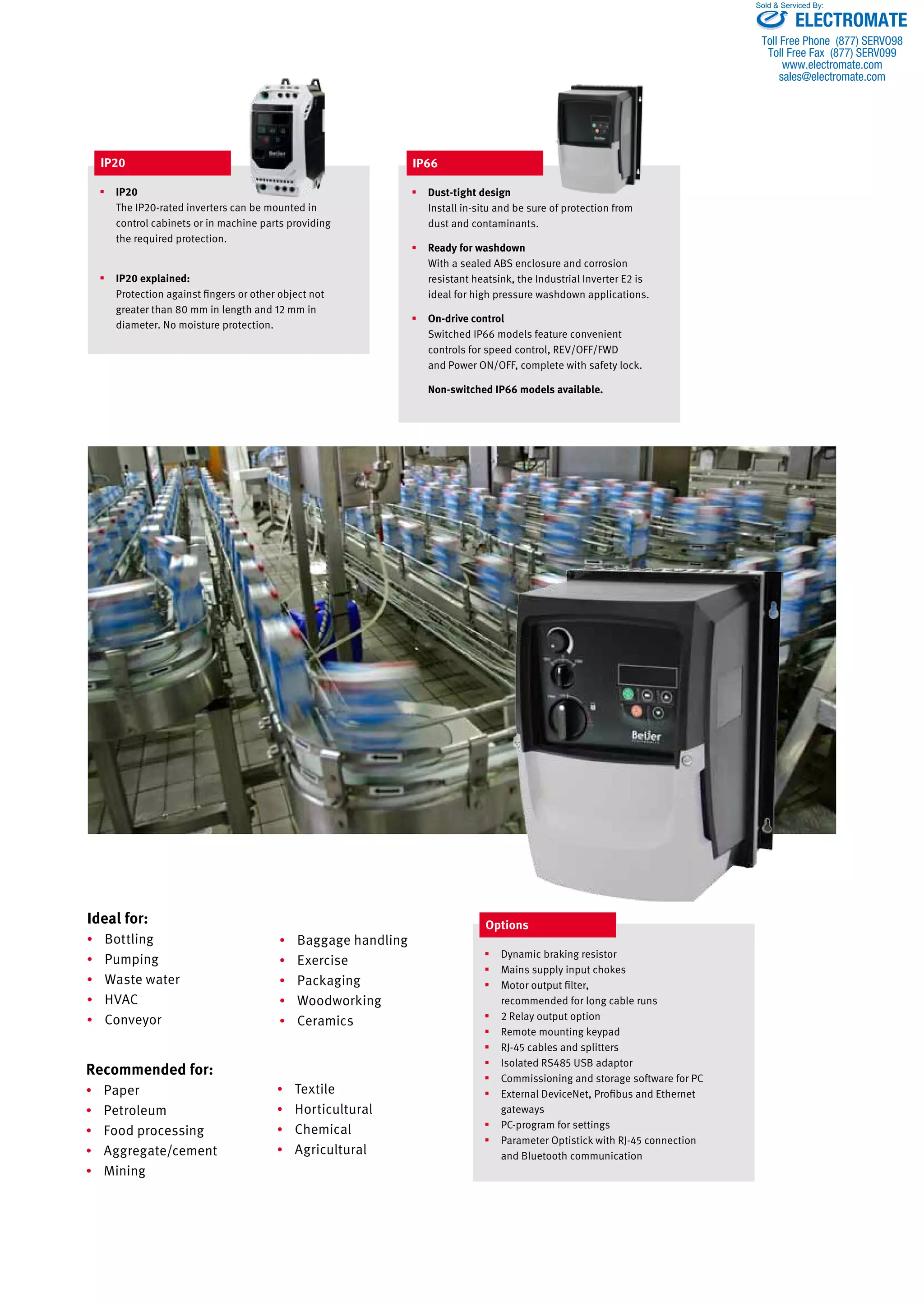Beijer inverter e2_brochure | PDF
