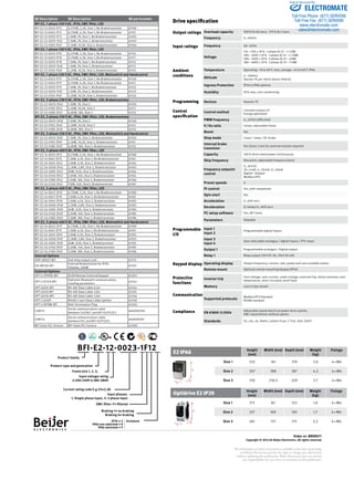 Beijer inverter e2_brochure | PDF