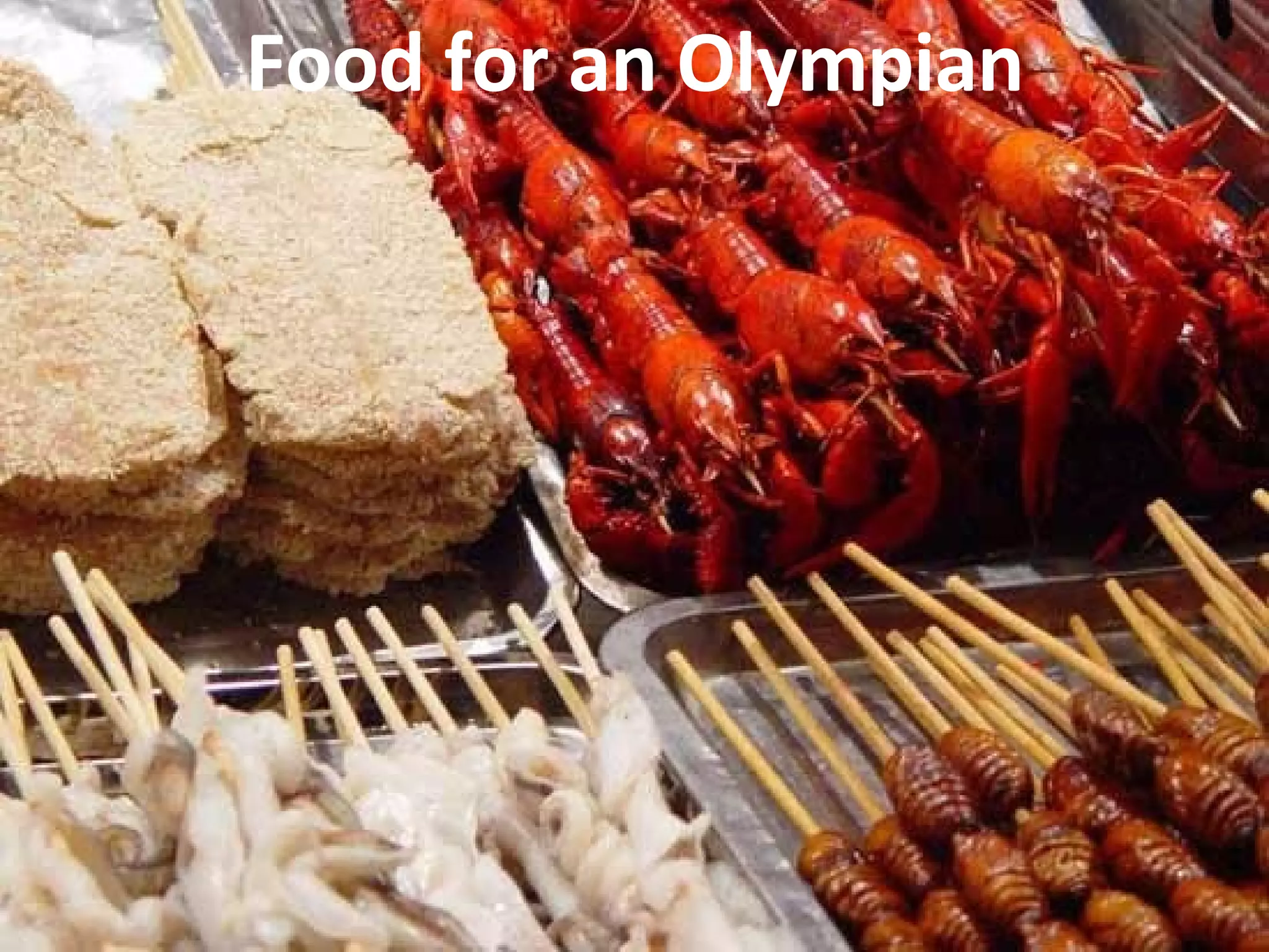 OLYMPIC FOOD FIGHT! Olympic Village Cafeteria and Food in Beijing | PPT ...