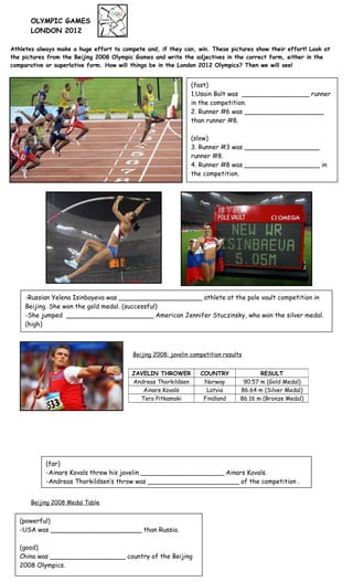 Beijing olympics-comparatives-and-superlatives | PDF