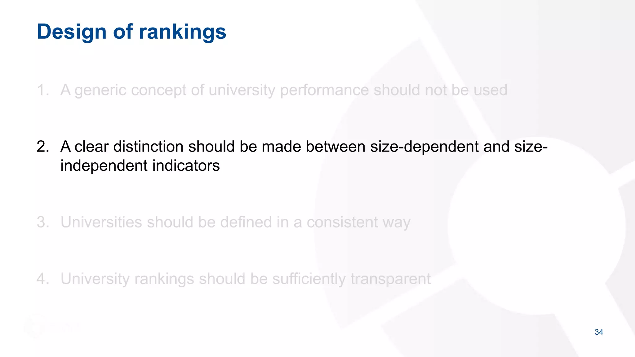 A scientometric perspective on university ranking | PPT