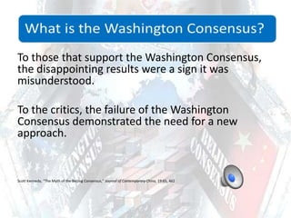 Beijing consensus narrates | PPTX