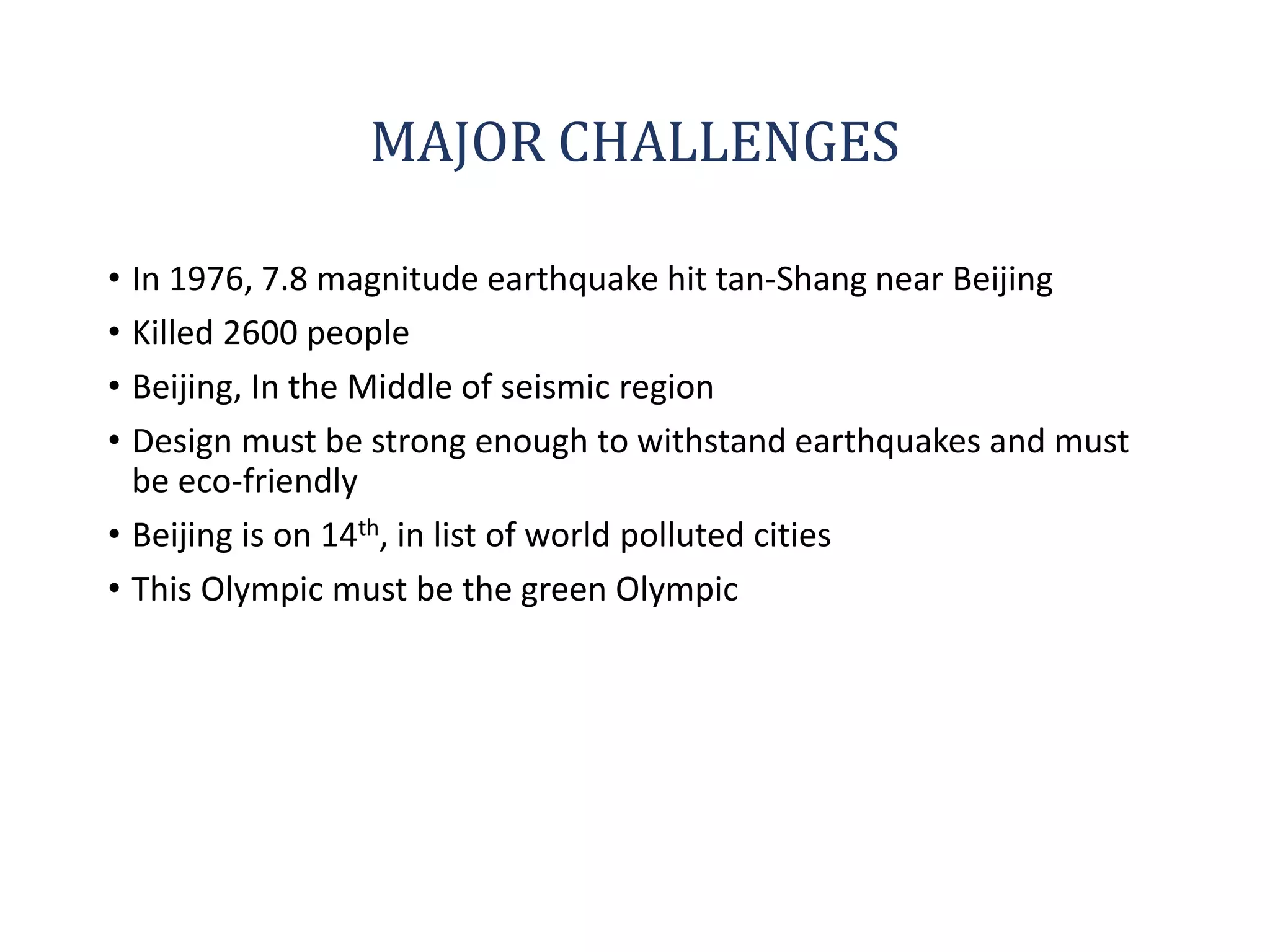 Beijing National Stadium (China) | PPTX