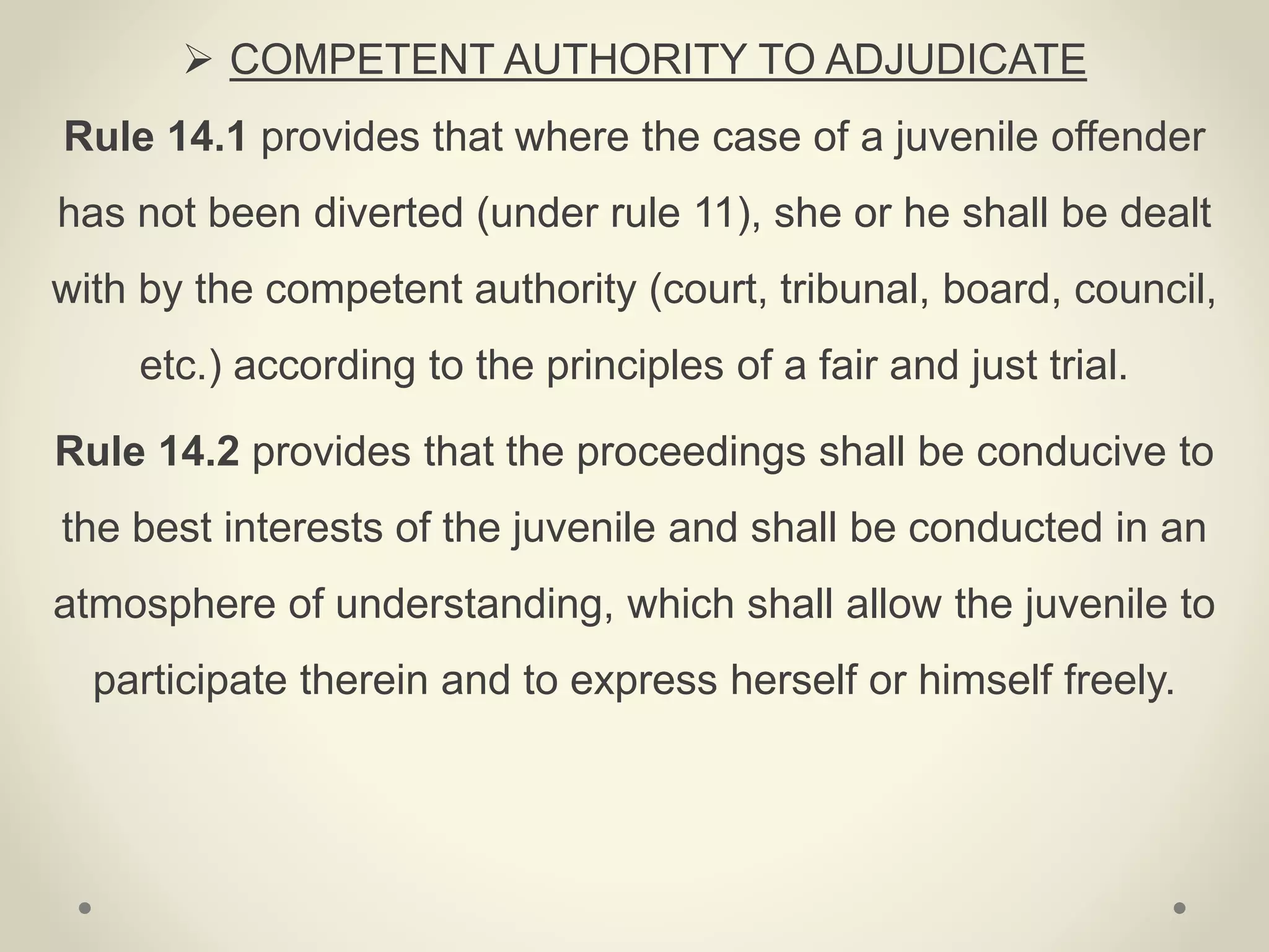 Beijing rules | United Nations Standard Minimum Rules for the ...