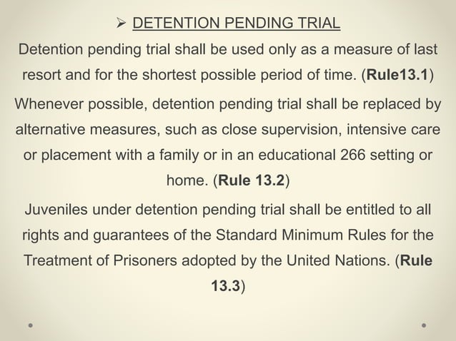 Beijing rules | United Nations Standard Minimum Rules for the ...