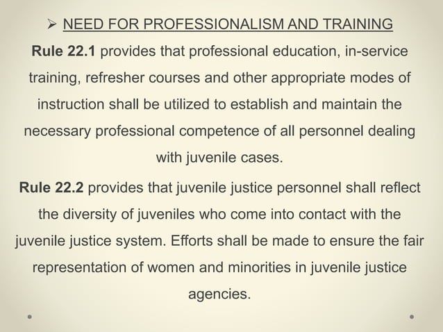 Beijing rules | United Nations Standard Minimum Rules for the ...