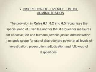 Beijing rules | United Nations Standard Minimum Rules for the ...