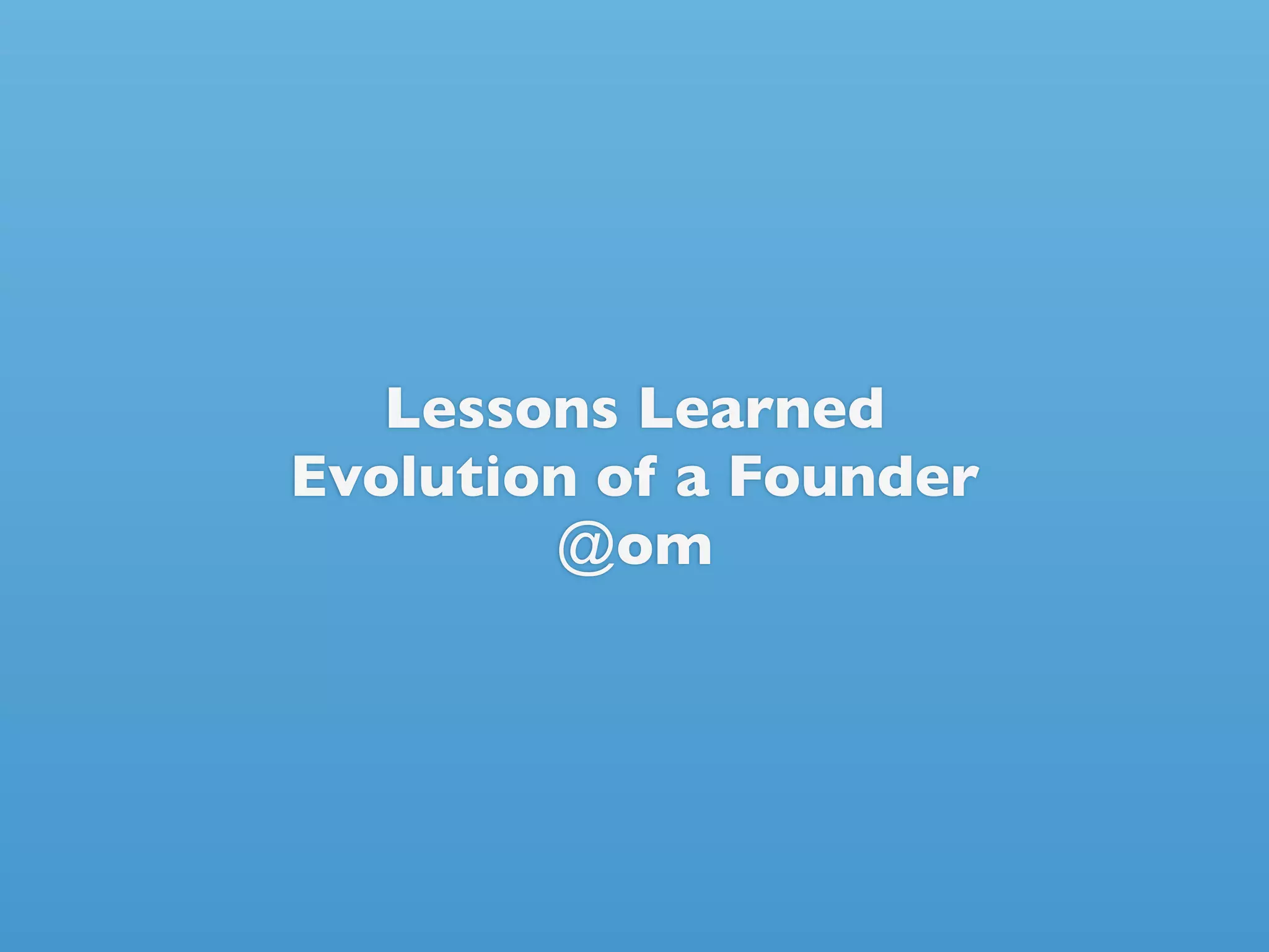 Evolution of a founder | PDF